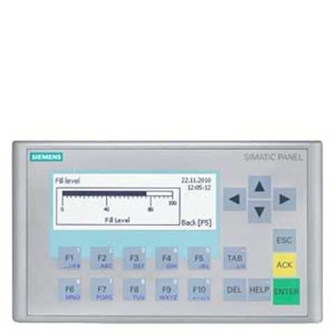SIMATIC HMI KP300 BASIC MONO PN, BASIC PANEL, MANDO POR TECLADO, DISPLAY LCD FSTN DE 3", BLANCO ...